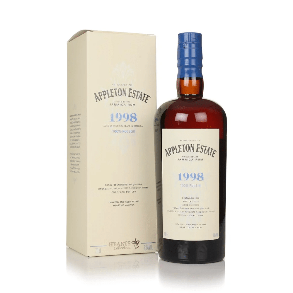 Appleton Estate 25 Year Old 1998 Hearts Collection Rum - Premium Aged ...