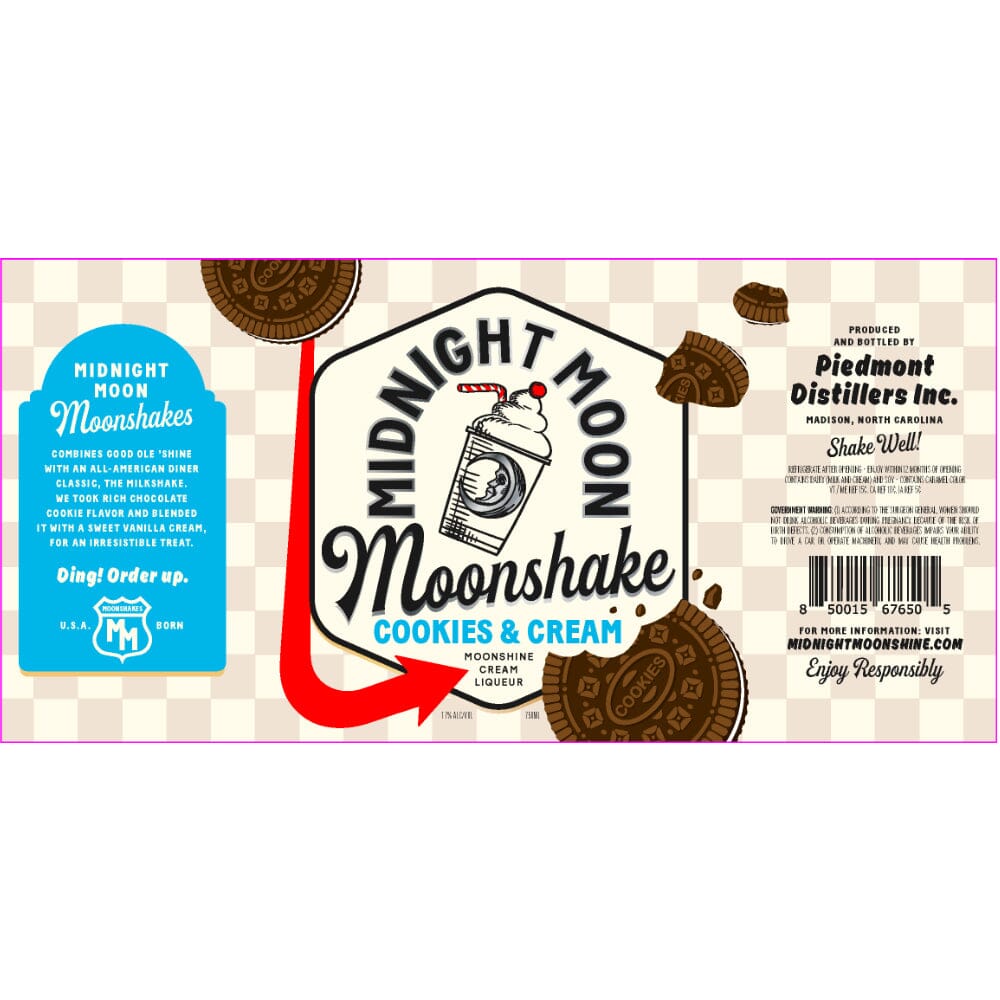 Buy Midnight Moon Moonshake Cookies & Cream Online - SipWhiskey.com