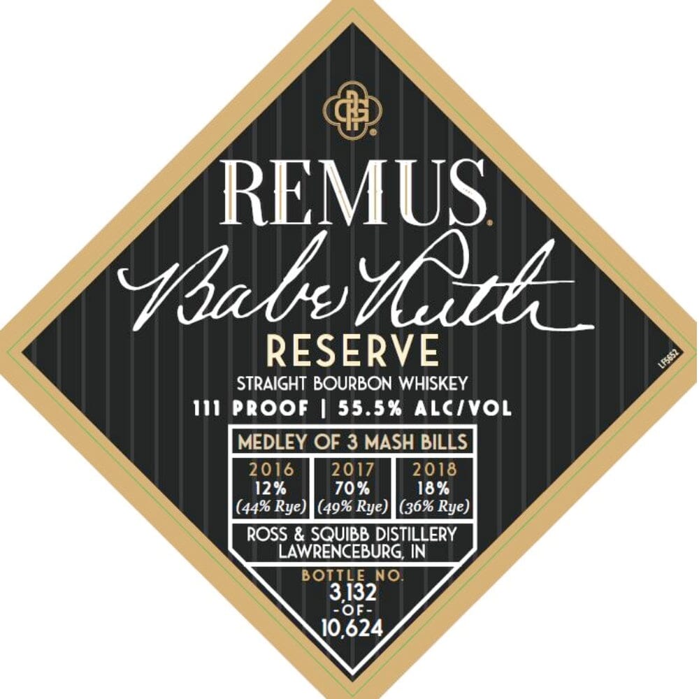 Buy Remus Babe Ruth Reserve Straight Bourbon Online - SipWhiskey.com