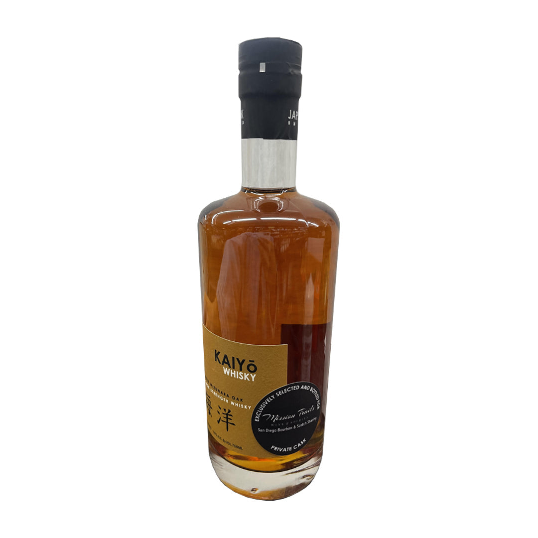 Buy Kaiyo Japanese Mizunara Oak Single Cask Strength Whisky 112 Proof ...